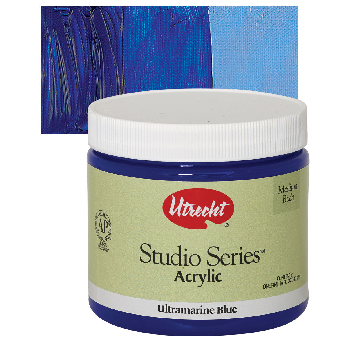 Acrylic- Utrecht Ultramarine Blue- 16 oz – Pinch GY